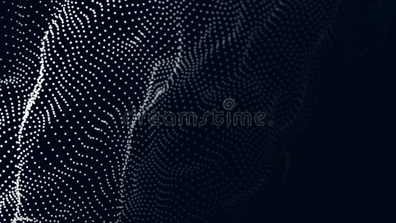 Futuristic Dots Background. Abstract Technology Background. Big Data ...