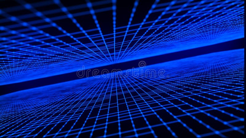 Digital Technology Background. Big Data Visualization. Dynamic Field of ...