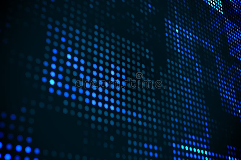 Futuristic Dotted Blue and Black Background Stock Illustration ...