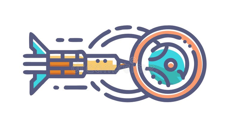 Futuristic Drill Tool, Advanced Mining Equipment, Vector Design ...