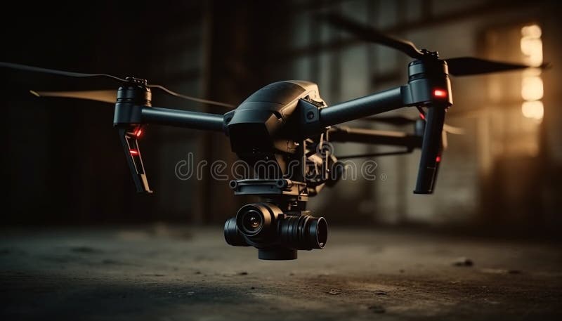 Futuristic Drone Equipped with Camera and Wireless Technology for ...