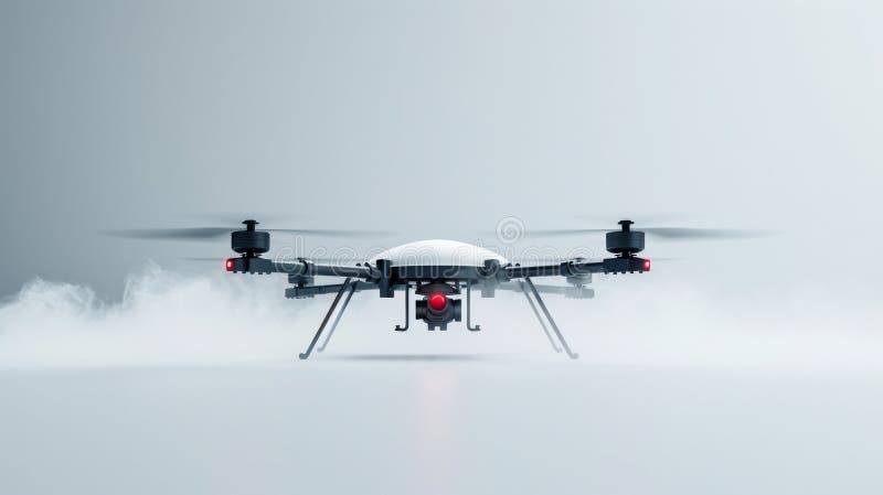 Futuristic Drone Hovering Misty Environment Stock Photos - Free & Royalty-Free Stock Photos from ...
