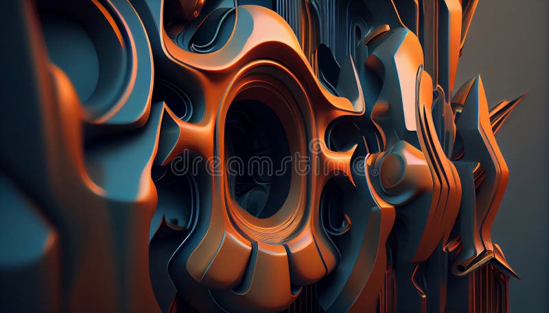 Futuristic Dynamic Depths Abstract Background, Generative AI ...