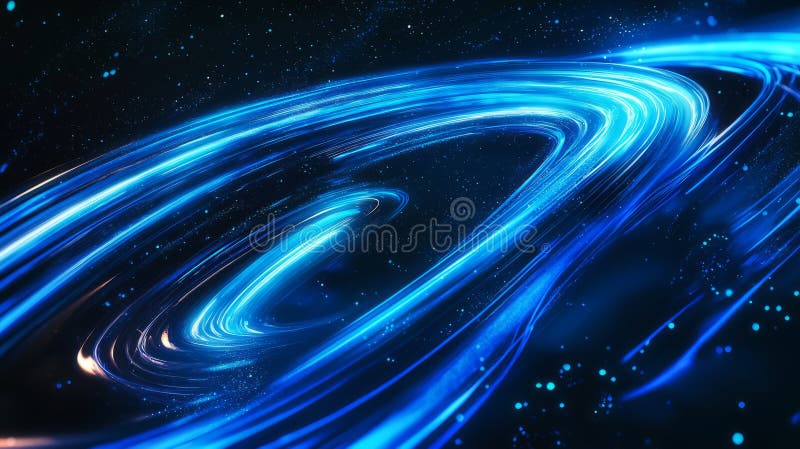 Futuristic Dynamic Technology Wallpaper with Glowing Blue Outlines and ...