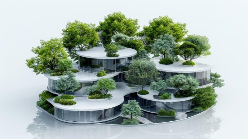 A Futuristic, Eco-friendly Home Design with a Focus on Green Spaces and ...