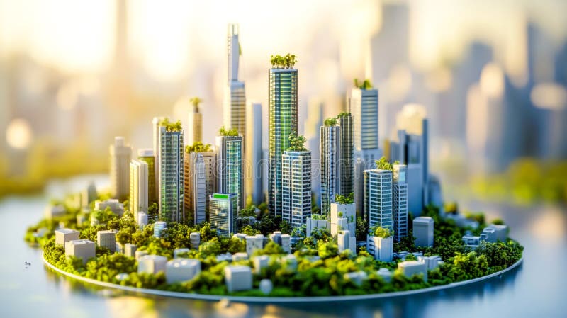 Futuristic Eco-friendly Smart City Model with Renewable Energy and ...