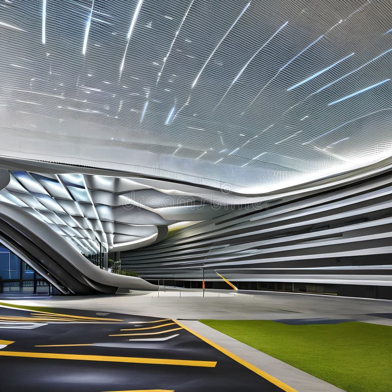 A Futuristic, Eco-friendly Transportation Hub that Seamlessly ...