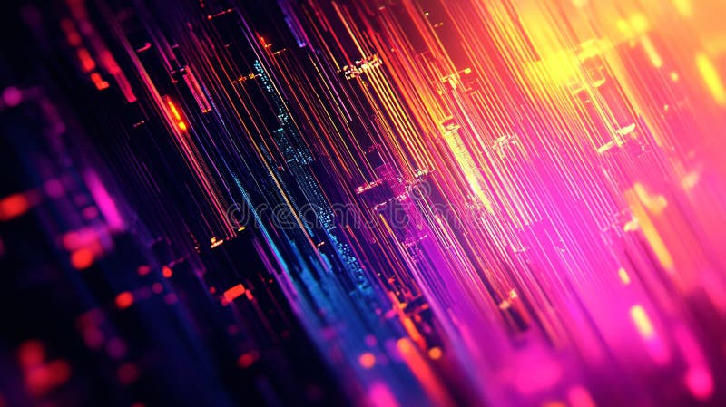 Futuristic and Edgy Abstract Background Design Featuring Digital Glitch ...