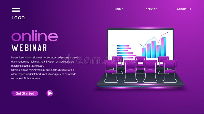 Futuristic Education Technology, Digital College or School. E-learning ...