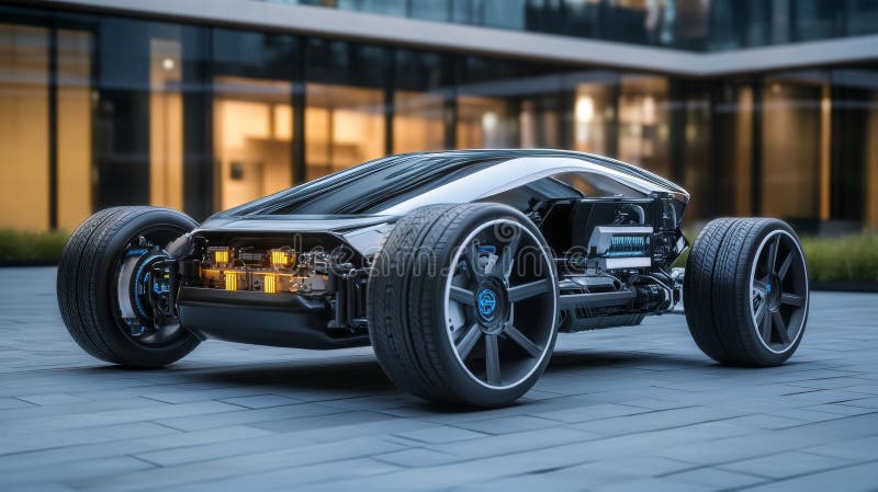Futuristic Electric Car Design Featuring Sleek Lines and Innovative ...