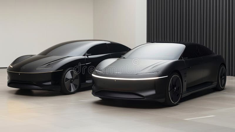 Futuristic Electric Car Featuring Advanced Technology and Eco Friendly ...