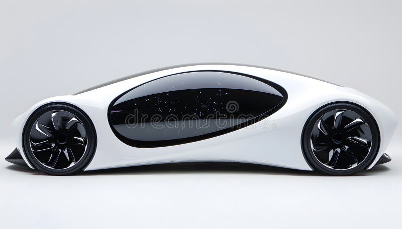 Futuristic Electric Car with Innovation, Luxury, Tech for Mobility ...