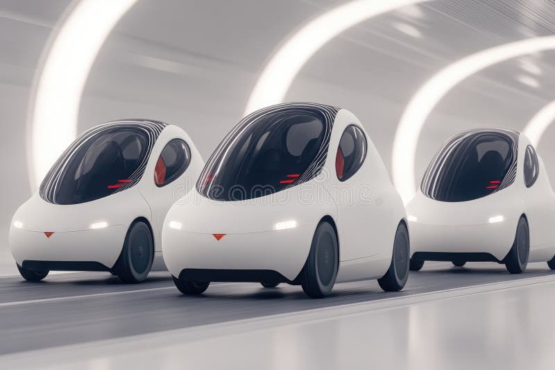 Futuristic Electric Vehicles in Motion - Autonomous Transportation ...