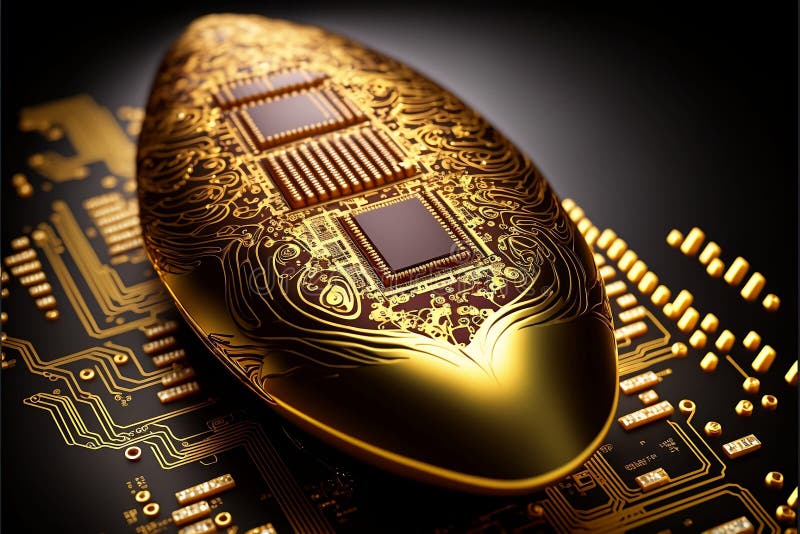 Artificial Intelligence - Humanoid with Neural Network and Digital ...