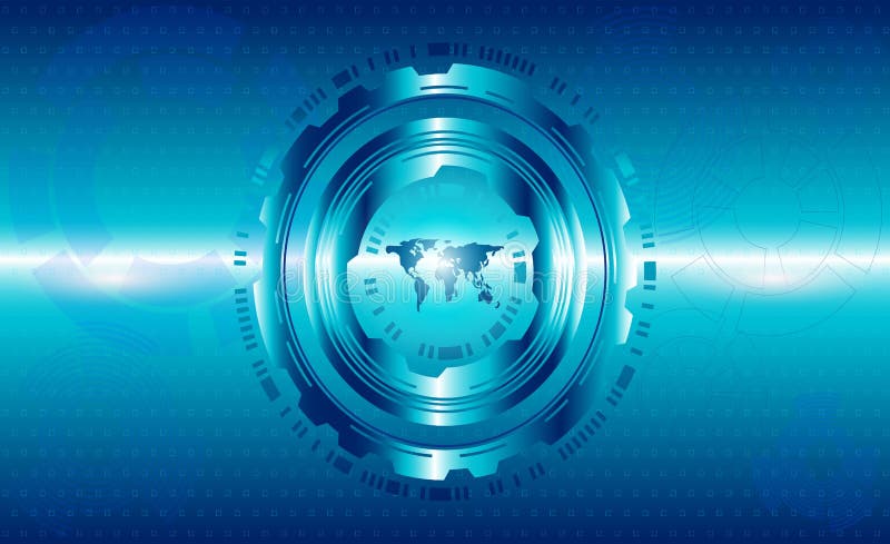 Futuristic Electronic Interface. Hud Interface Hologram. Computer ...