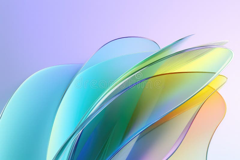 Futuristic Elegance: Abstract 3D Render Wallpaper Infused with ...