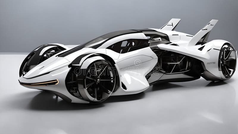 White Neo Futuristic Flying Car Stock Illustrations – 5 White Neo ...