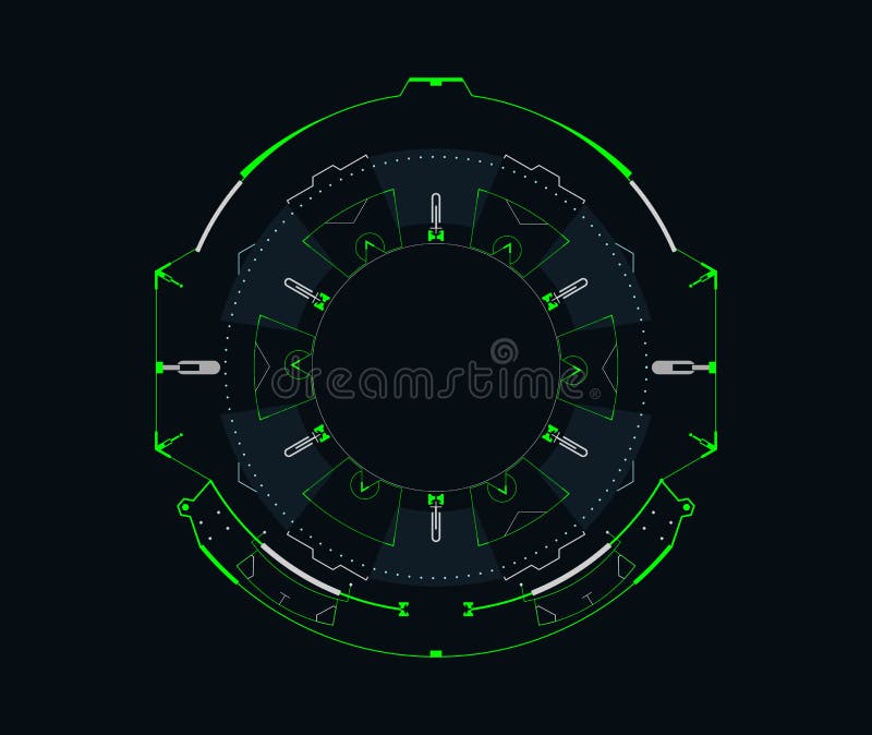 Futuristic Element for Modern Design Stock Vector - Illustration of ...