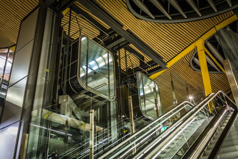 Futuristic elevators stock image. Image of elevator, futuristic - 33092697
