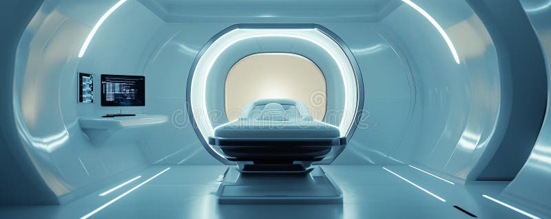Futuristic Emergency Capsule with Glowing LED Lights and Sleek Design ...