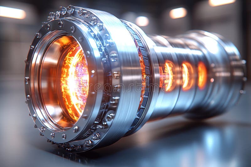 Futuristic Energy Core High Tech Power Generator Innovation Technology ...