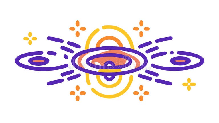 Futuristic Energy Emitter, Advanced Technology, Vector Design ...