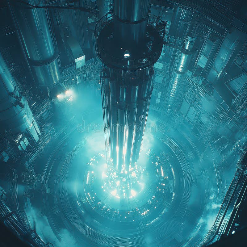 Futuristic Energy Reactor Power Source Technology Concept Design Stock ...