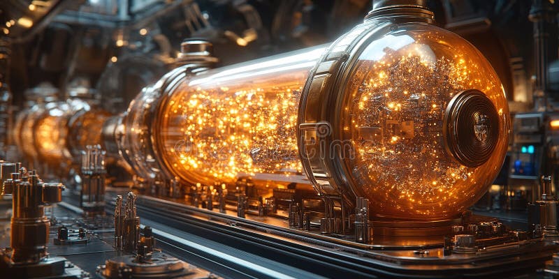 Futuristic Energy Storage Device in a Laboratory Setting Showcasing ...