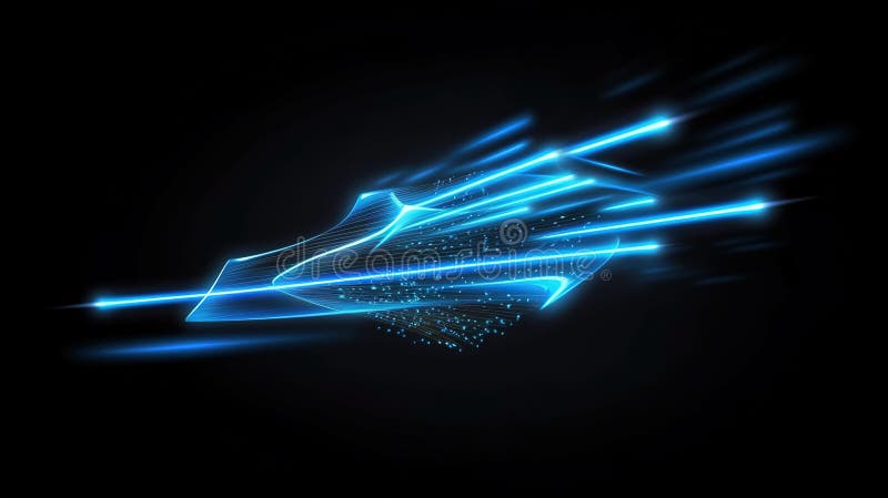 Futuristic Energy Technology Concept Stock Illustration - Illustration ...