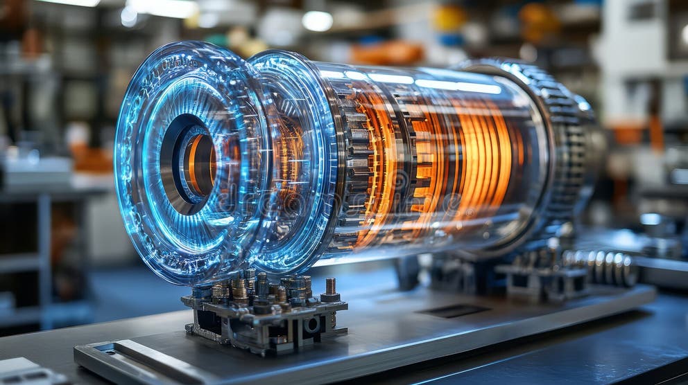 Futuristic Engine Component Showcasing Advanced Technology and Design ...