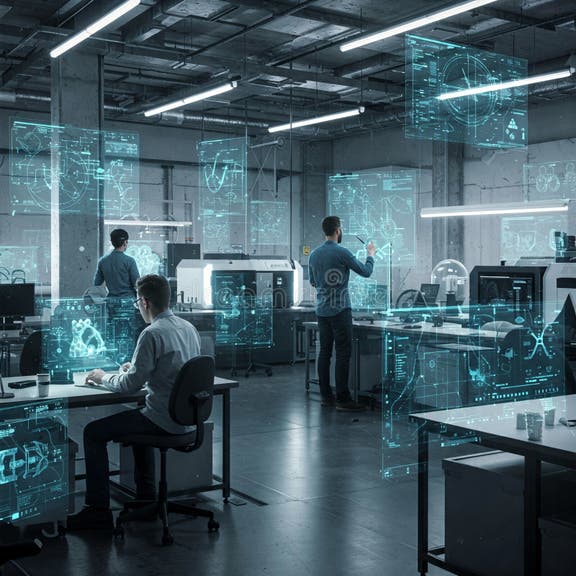 Engineering at Its Best - Futuristic Engineering Workshop - AI Stock ...