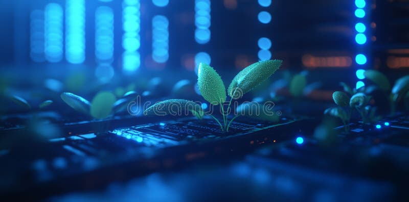 In a Futuristic Environment, Advanced Technology and a Thriving Indoor ...