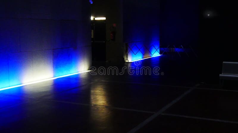 Futuristic Environment with Metallic Walls and Dim Lighting – Dark and ...