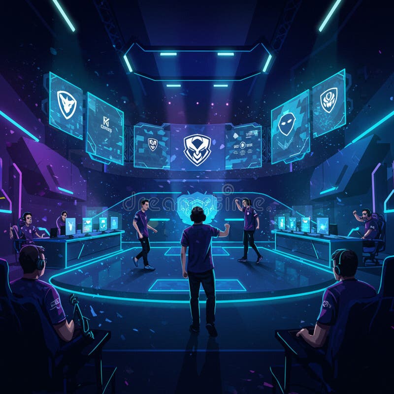 Multiple Computer Stations Stock Illustrations – 126 Multiple Computer ...