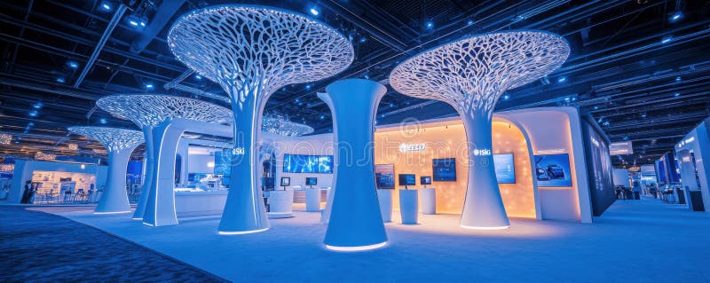 Futuristic Exhibition Stand Design with Innovative Structures and ...