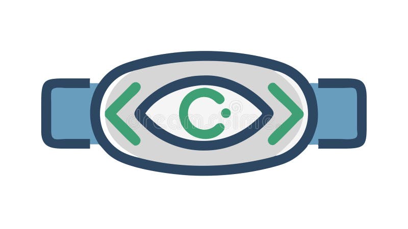 Futuristic Eye Tracking Device, Data Analysis, Vector Design Generative ...