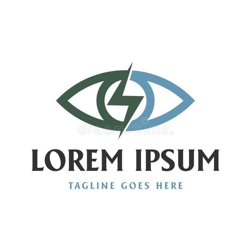 Futuristic Eye Vision Lens Optic Icon Symbol Illustration Design Stock ...