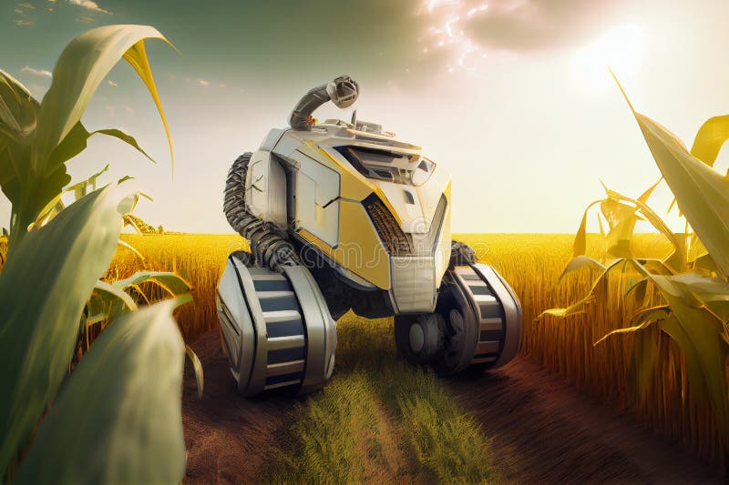 Futuristic Farming Machines, Automated and Solar Powered Robots in ... Futuristic Farming Machines, Automated and Solar Powered Robots in ...