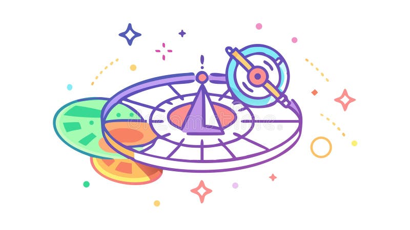 Futuristic Ferris Wheel Cosmic Amusement Vector, Vector Design Generative AI Stock Vector ...