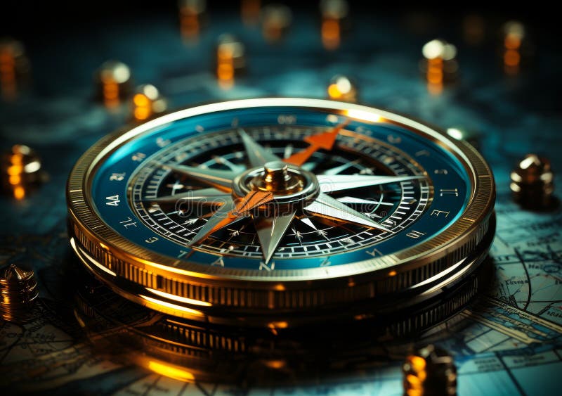 Futuristic Financial Compass Navigating Towards Strategic Money Goals ...