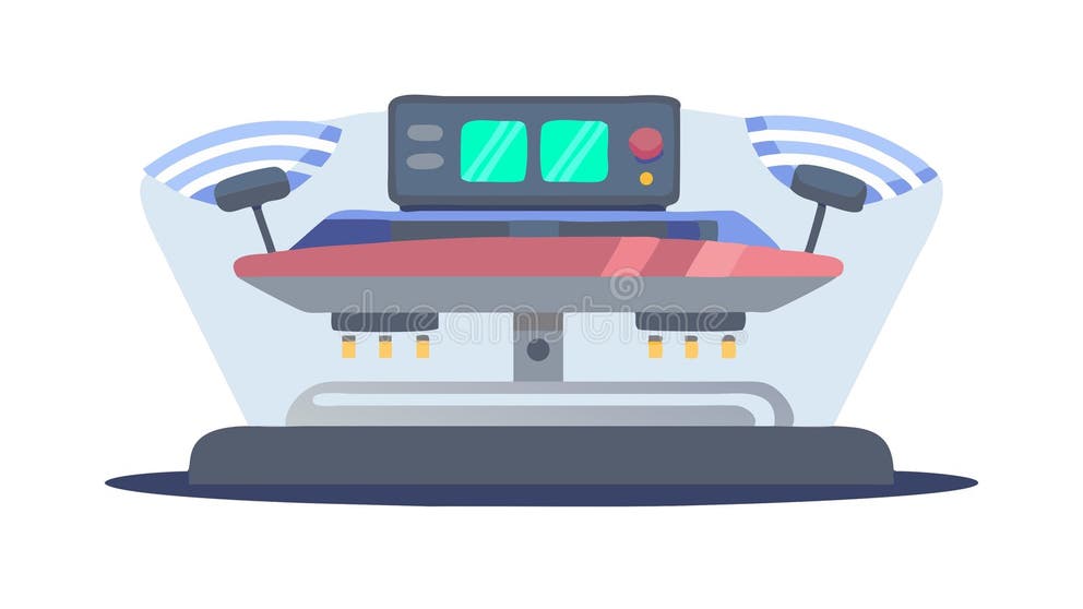 Futuristic Floating Control Panel, Vector Design Generative AI Stock ...