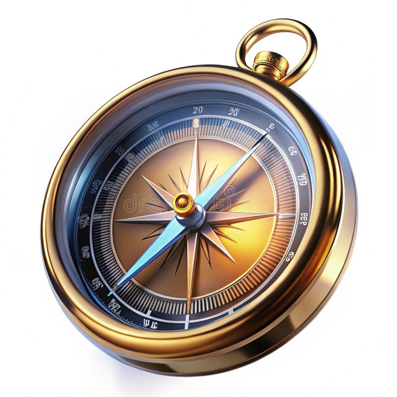 Floating Glowing Compass Stock Illustrations – 64 Floating Glowing ...