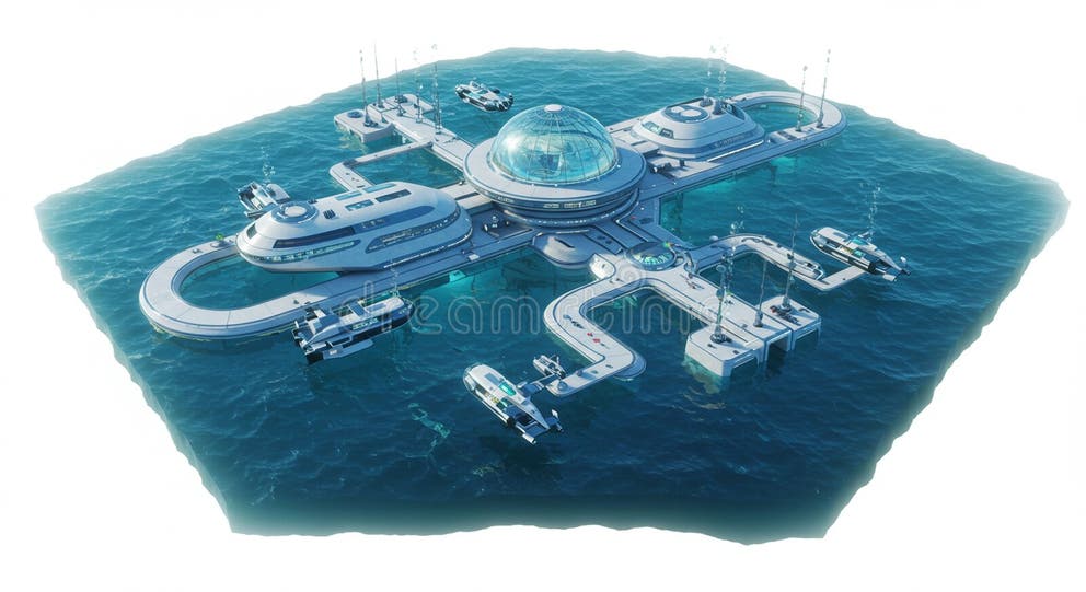Floating Platform Designs Stock Illustrations – 297 Floating Platform ...