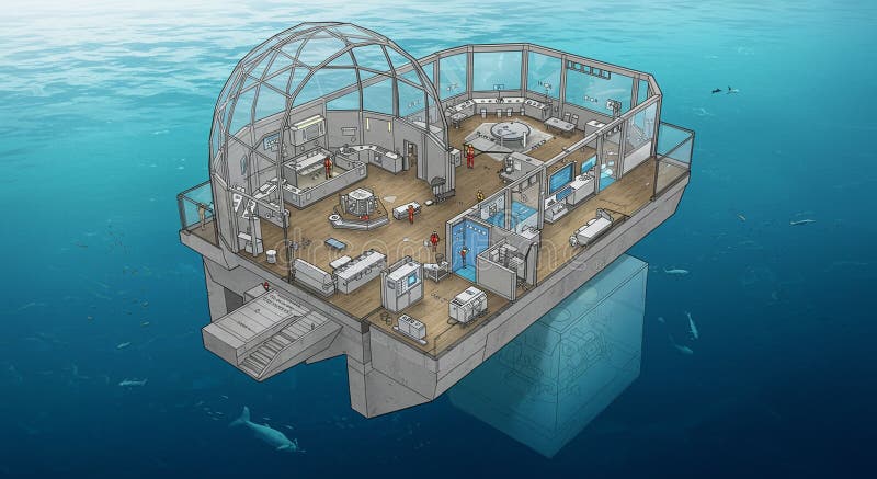 Floating Dome Like Structure Stock Illustrations – 77 Floating Dome ...