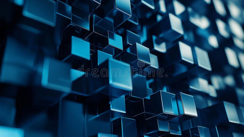 Futuristic Flow: Abstract 3D Tech Background with Copy Space ...