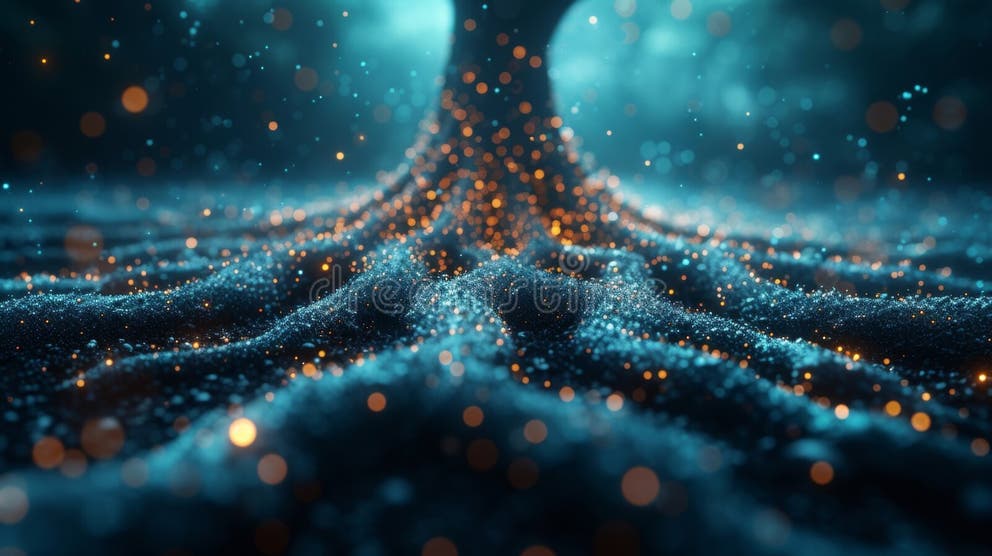 A Futuristic Flow Chart with Roots and Branches Symbolizing the ...