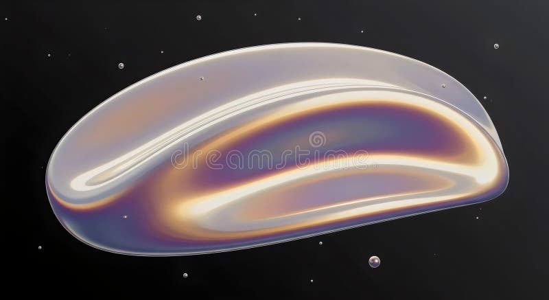 Futuristic Fluid Dynamics: Abstract Mercury-Like Texture with Smooth ...