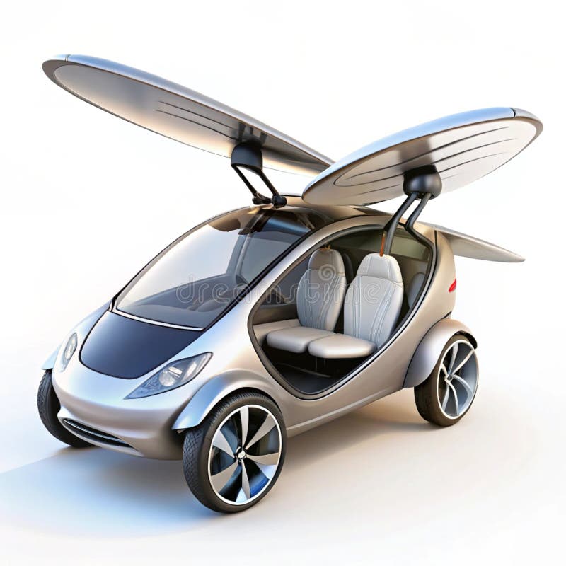 Futuristic Flying Car Concept Stock Illustrations – 2,711 Futuristic ...