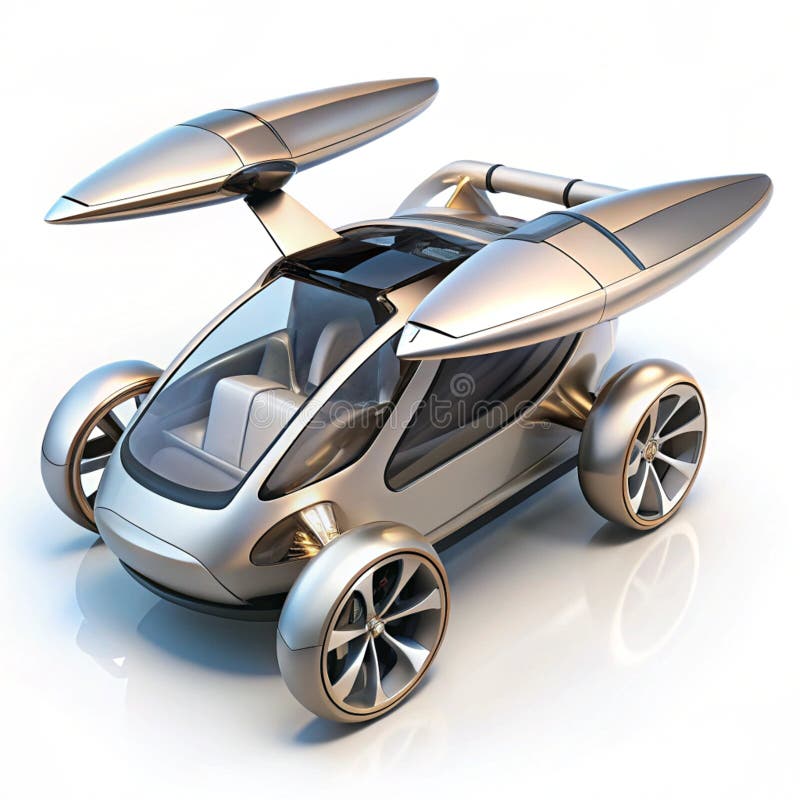 Futuristic Flying Car Concept Stock Illustrations – 2,711 Futuristic ...