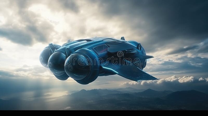 Flying Car Concept, Flying Machine, the Future of Technology ...